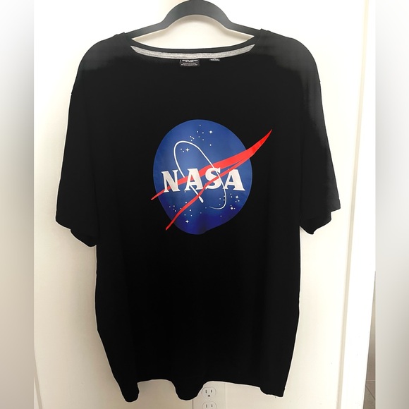 NASA | Shirts | Nasa Logo Black Tshirt | Poshmark